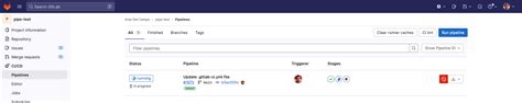gitlab ci cd pipelines