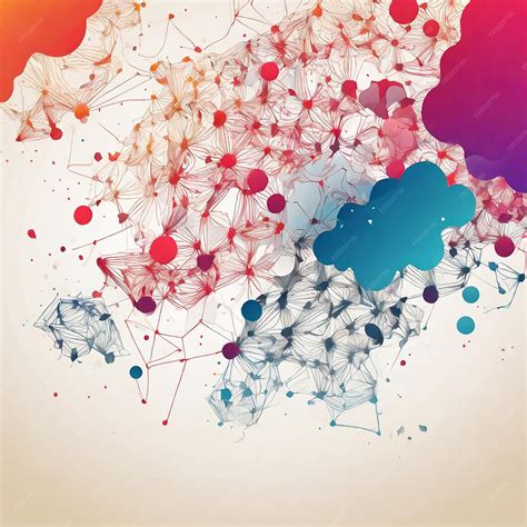 Abstract Geometric Wireframe Background Premium Ai Generated Image