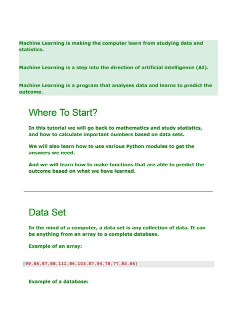 Python Notes Cmsc 201 98 Machine Learning Is Making The Computer