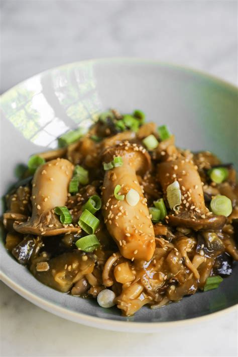 Eggplant Mushroom Toban Yaki The Plant Collective