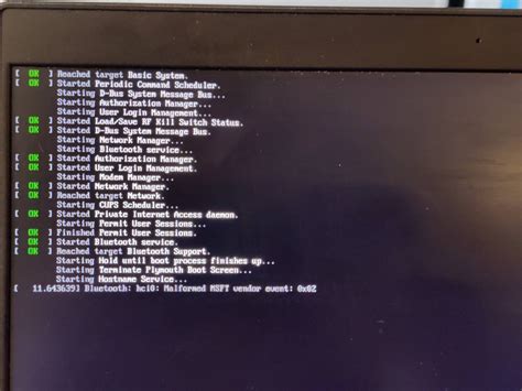 Error During Start Up And During Shut Down Requires Hard Shutdown Any