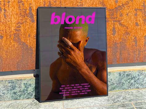 Frank Ocean Blonde Album Cover Poster