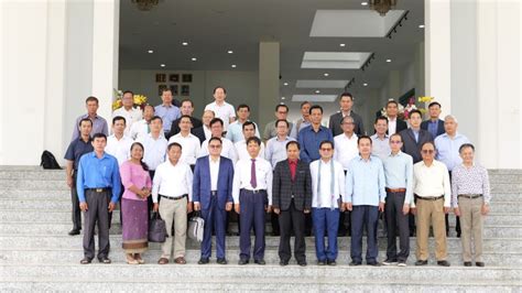 ប្រជុំជាមួយសាស្រ្តាចារ្យ នៅរាជ្យបណ្ឌិត្យសភាកម្ពុជា Meeting With All Professors At The Royal