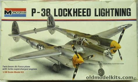 Monogram 148 Lockheed P 38 Lightning P 38l P 38m 2 Seat Night Fighter P 38j F 5