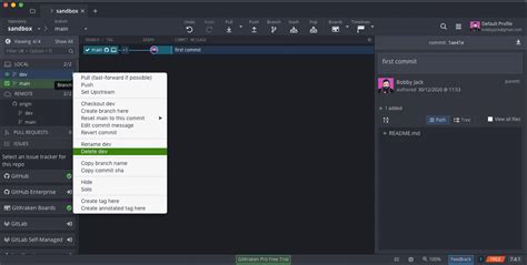 comment supprimer une branche dans git localement et à distance