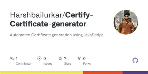 Github Harshbailurkar Certify Certificate Generator Automated Certificate Generation Using