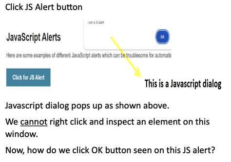 javascript dialogs handling using playwright java rahul shetty