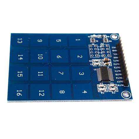 Ttp229 16 Way Capacitive Touch Switch Digital Keypad Module
