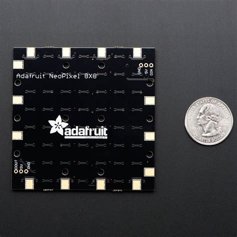 adafruit neopixel neomatrix 8x8 64 rgb led pixel matrix