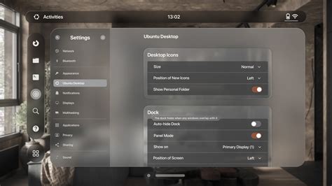 Ubuntu Spatial UI Design