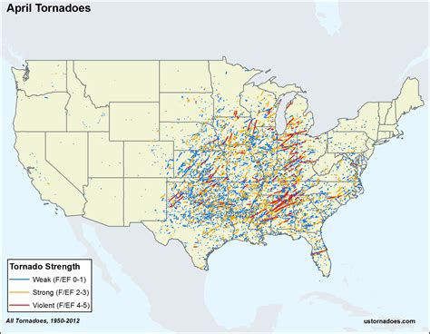 Tornado Alley Unveiled Understanding Us Tornado Maps