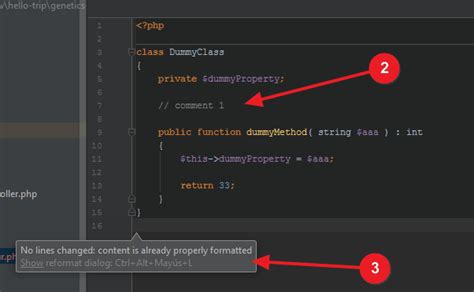 Codestyle Blank Line After Property Declaration And Before Comments Ides Support Intellij