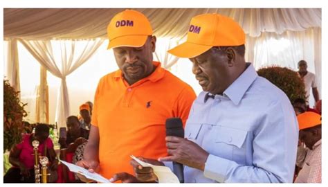 Raila Defends Edwin Sifuna Amid Criticism From Odm Members Afrinewske