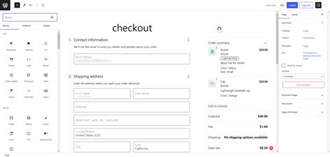 How To Edit Woocommerce Checkout Page Using Block Pattern