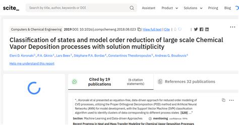 Citation Report Classification Of States And Model Order Reduction Of