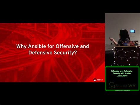 conference talks talk offensive and defensive security with ansible