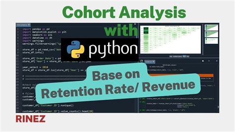 Cohort Analysis Base On Customer Retentionrevenue Using Python Rinez Youtube