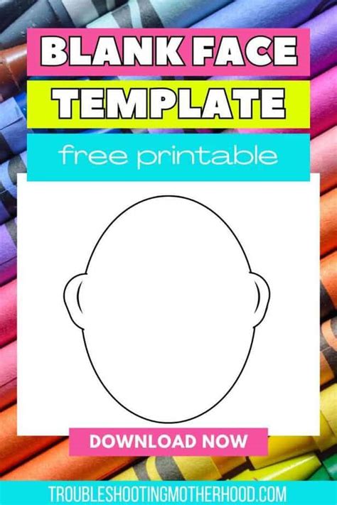 Blank Face Template For