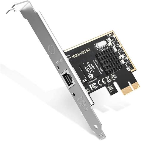 Buy 2.5GBase-T PCIe Network Adapter with 1 Port, 2500/1000/100Mbps PCI ...