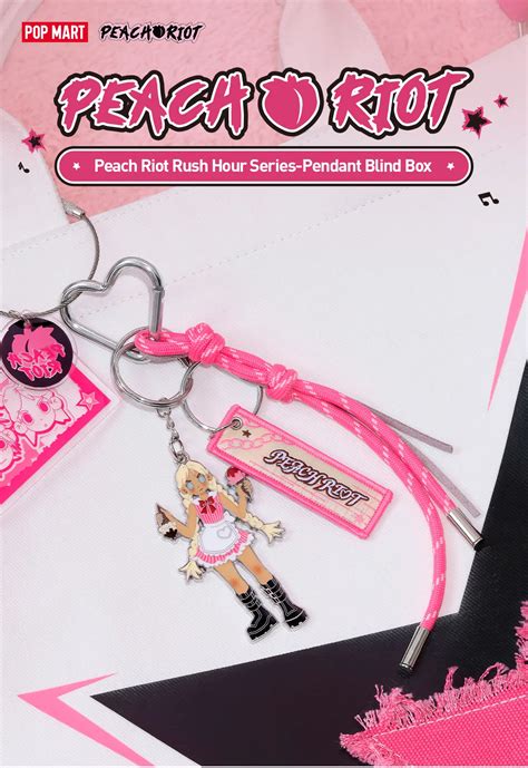 Peach Riot Rush Hour Series Pendant Blind Box Pop Mart Mexico