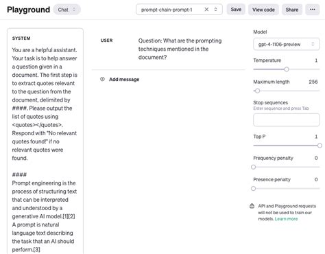 链式提示 Prompt Engineering Guide