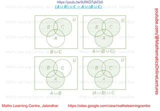Class Chapter Sets Venn Diagrams Lecture Pdf