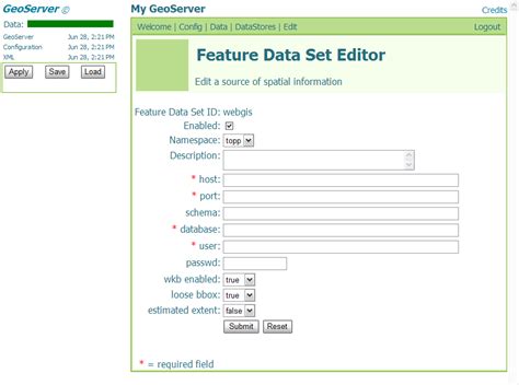 Configurando O Postgis No Geoserver Blog Do Fernando Quadro