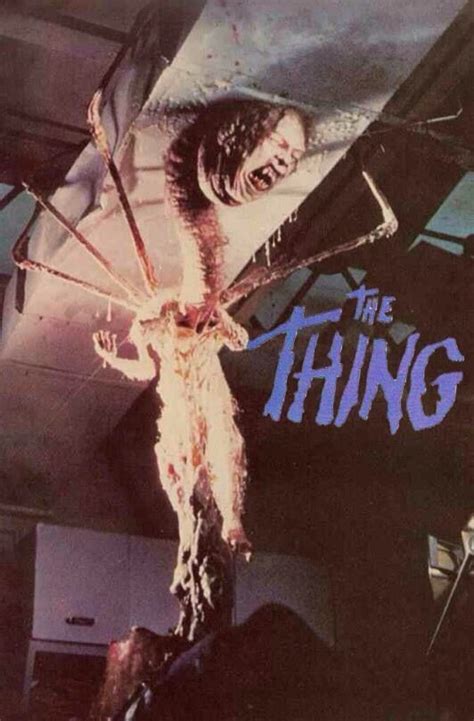 The Thing 1982 Promotional Photo Carteles De Película Antiguos
