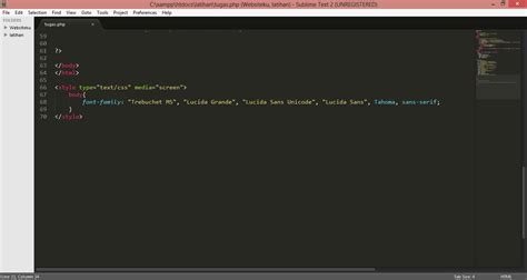 Membuat Form Penjualan Dengan Sublime