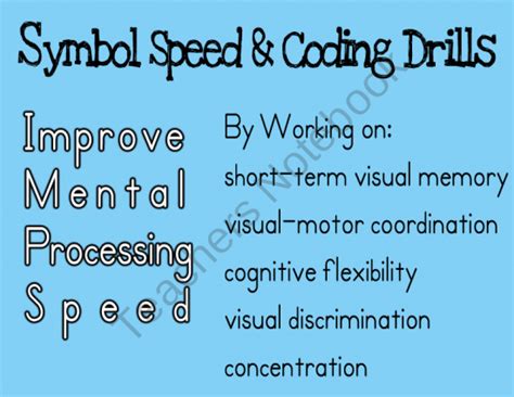 Processing Speed Discover 15 Processing Speed Activities Ideas