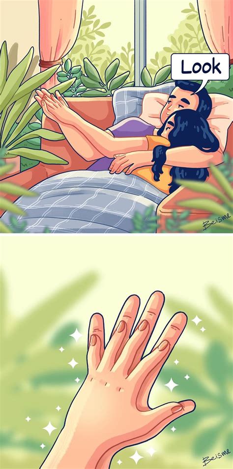 An Illustrator Captures Cozy Moments Between Couples So Well We Can Feel The Love Cute Love