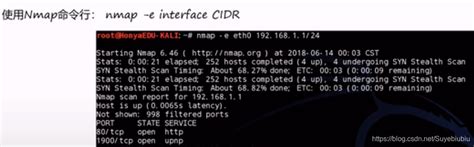 nmap 07：nmap使用特定网卡进行探测 nmap 扫描选择本地网卡 csdn博客