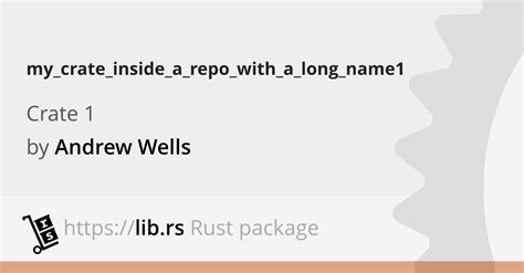 My Crate Inside A Repo With A Long Name1 Rust Library Lib Rs