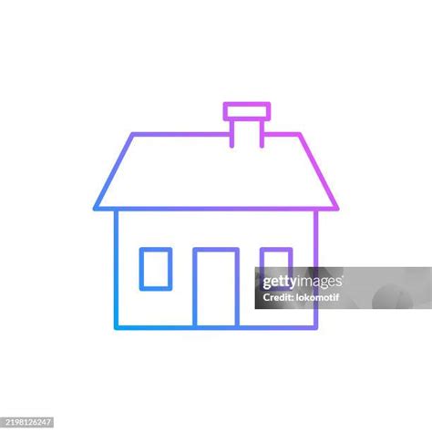 home gradient color line icon the icon is suitable for web design mobile apps ui ux and gui