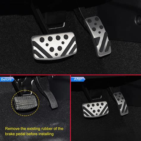 Ingen Drill Gass Bremsepedal Deksel For Mitsubishi Vicedeal