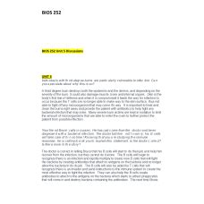 BIOS 252 Complete Course Week 1 8 Chamberlain