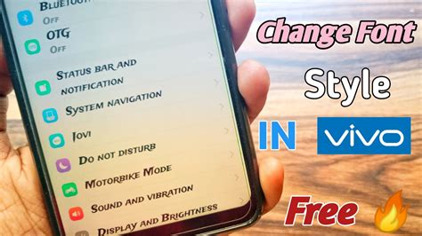 How To Change Vivo Font Style Change Font Style In Any Vivo Device Free App YouTube