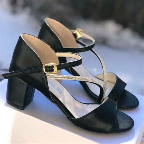 خرید و قیمت صندل پاشنه بلند زنانه دخترانه کفش مجلسی نگینی نگین دار