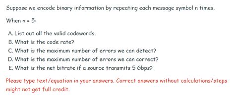 Solved Please Help Me I Will Give Thumbs Up Suppose We Encode Binary Course Hero
