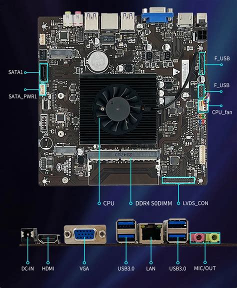 Jwipc Mini Itx Motherboard Ddr4 Intel Atom N5095 Gaming