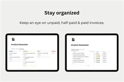 Free Notion Invoice Template
