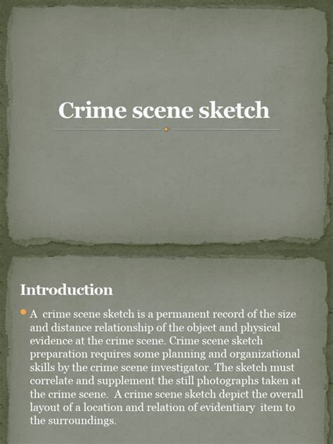 crime scene sketch pdf crime scene measurement