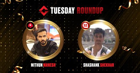 Tuesday Round Up Mithun Mahesh And Shashank Shekhar Clinch Top Titles