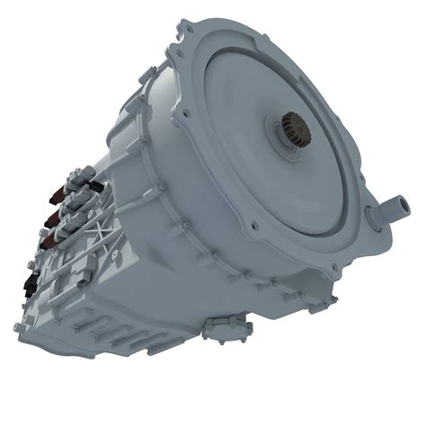 상세한 자동차 변속기 시스템 3d 모델 다운로드 엔진 On