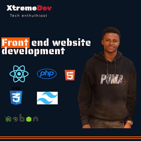 Be Your Frontend Web Developer Using Tailwindreacthtmlphp And Nodejs
