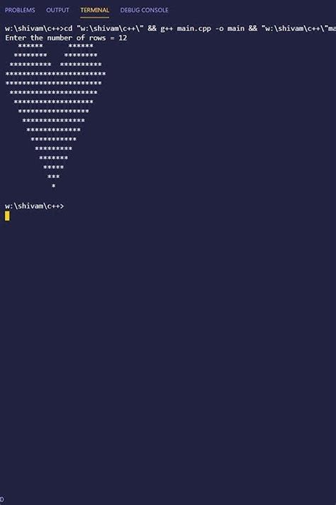 C Program To Print Heart Pattern Using Function Pwoshivam Shorts Youtube