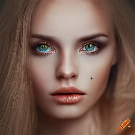 Photorealistic Portrait Of A Beautiful Woman