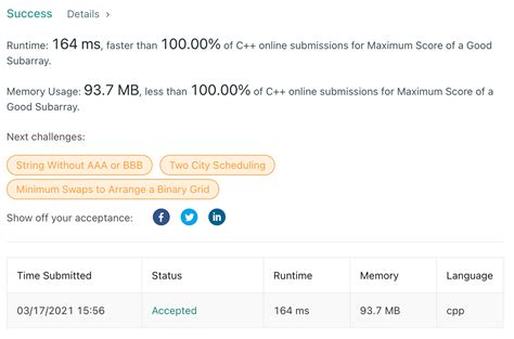 1793 Maximum Score Of A Good Subarray Kickstart Coding
