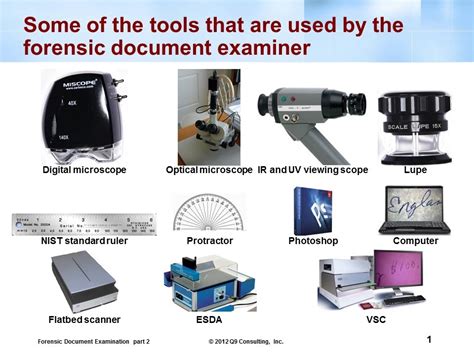 Forensic Science Tools