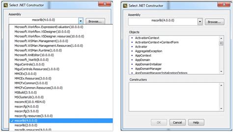 Net Constructor Node Dialog Select Constructor Throug A Filter